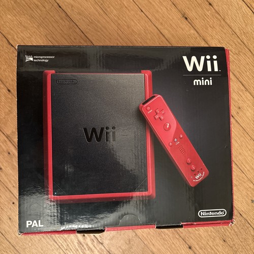 Boxed Nintendo Wii Mini Console– Red & Black – Complete Set– Tested ...