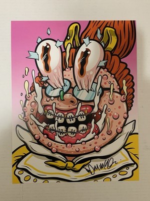 Rory Mcqueen 11x14 Signed Art Print GPK Garbage Pail Kids | eBay