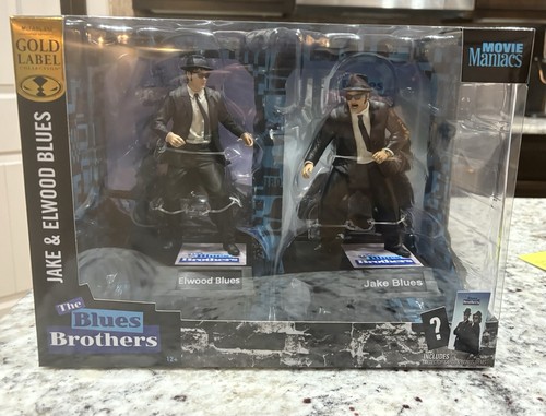 McFarlane The Blues Brothers 6" Figure 2-Pack - Jake & Elwood Gold ...