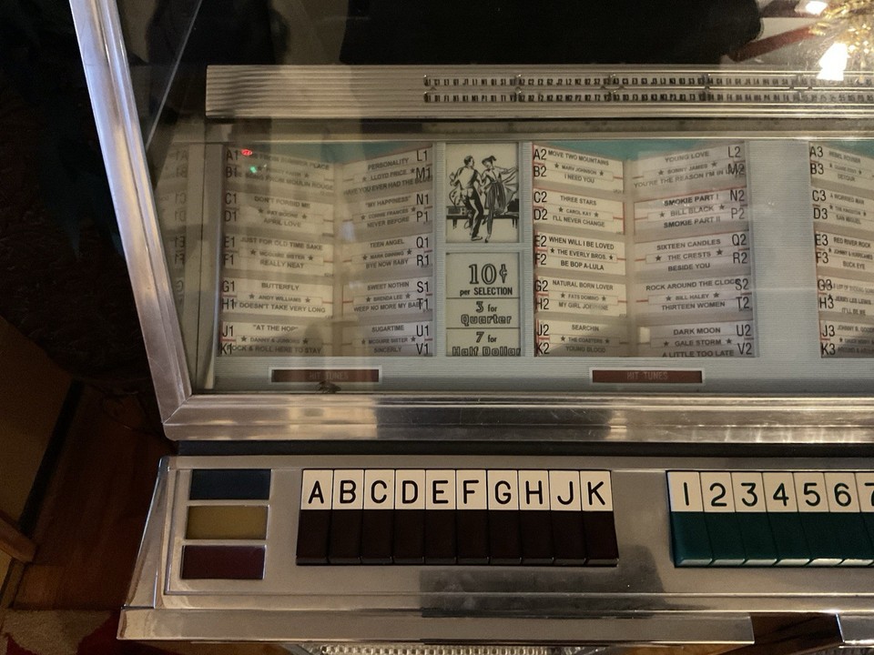 Vintage 1959 Seaburg Jukebox Pristine Condition W/Original Records | eBay