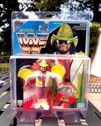 1993 Macho Man Randy Savage MOC Vintage WWF Hasbro Series 5 Figure NEW ...