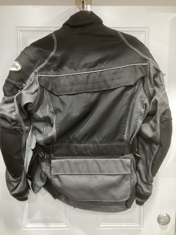 NEW Joe Rocket Ballistic Series Black Motorcycle Padded Jacket Men’s ...