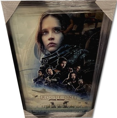 Star Wars Rogue One Signed Autographed Cast Poster Felicity Jones +7 ...