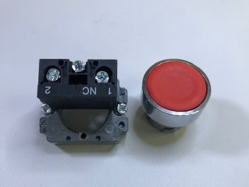 XB2BA42C Schneider Momentary Red Push Button Switch (ZB2-BZ102+ ZB2 ...