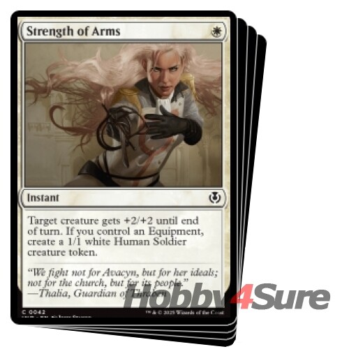 Strength Of Arms X4 M/NM Magic: The Gathering MTG Innistrad Remastered ...