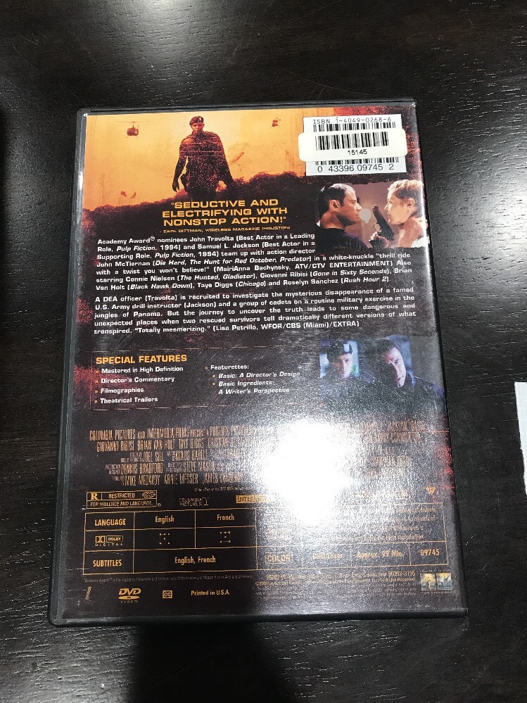 Basic (DVD, 2003, Édition Spéciale | eBay