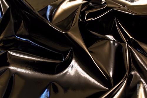 PVC Shiny Stretch Fabric - 1 Way Natural Stretch - PU Coated - width ...