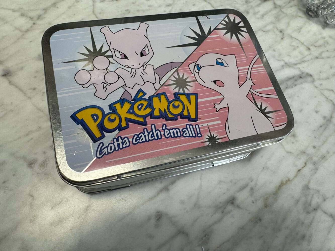 Pokémon Mewtwo 1995 1999 Metal Lunch Box Trading Card Tin Vintage | eBay.de
