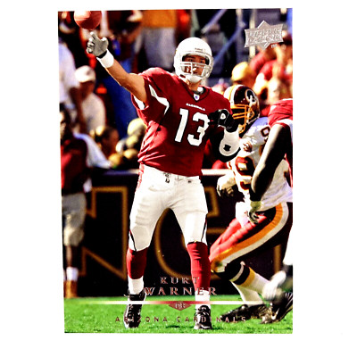 Kurt Warner 2008 Upper Deck Card #38 NFL Arizona Cardinals | eBay