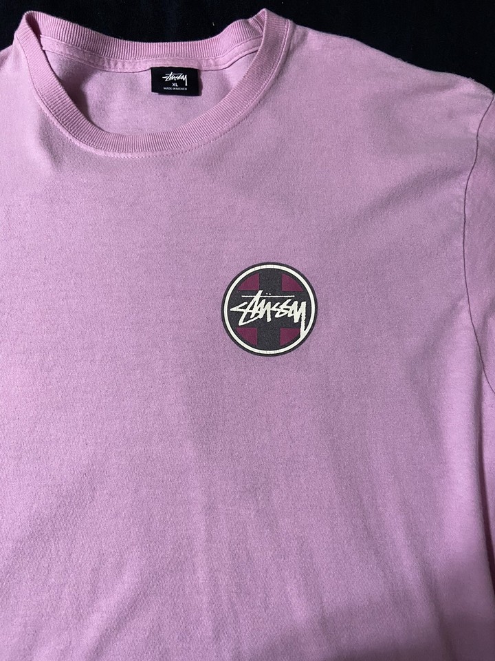 Stussy Pink Shirt XL Volcom Obey 10Deep Crazy Shirts Salt Life Vans ...