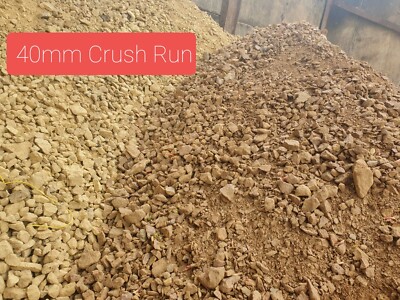 Sub base Crushed stone - Sandstone 40mm down | eBay UK