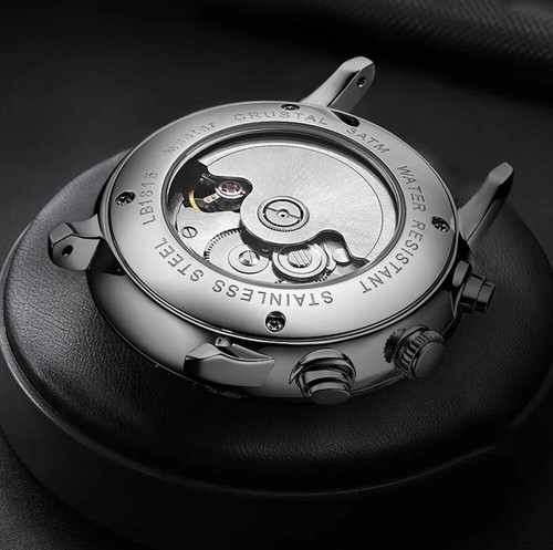 Luobin Automatic Men's Luxury Mechanical Watch 3 Bar Hour Date Month ...