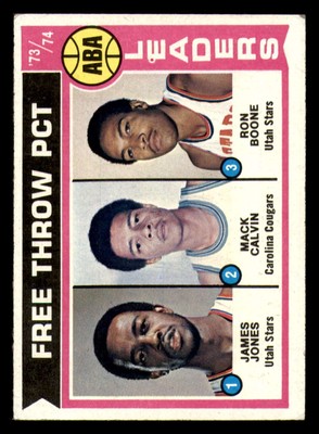1974-75 Topps #210 ABA Free Throw LL Excellent+ LL ID:364274 | eBay