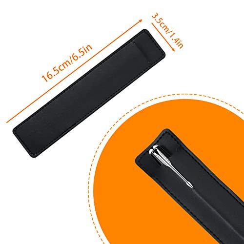 5Pcs Leather Single Fountain Pen Case, Soft Pen Sleeve Pouch for 5 Pack ...