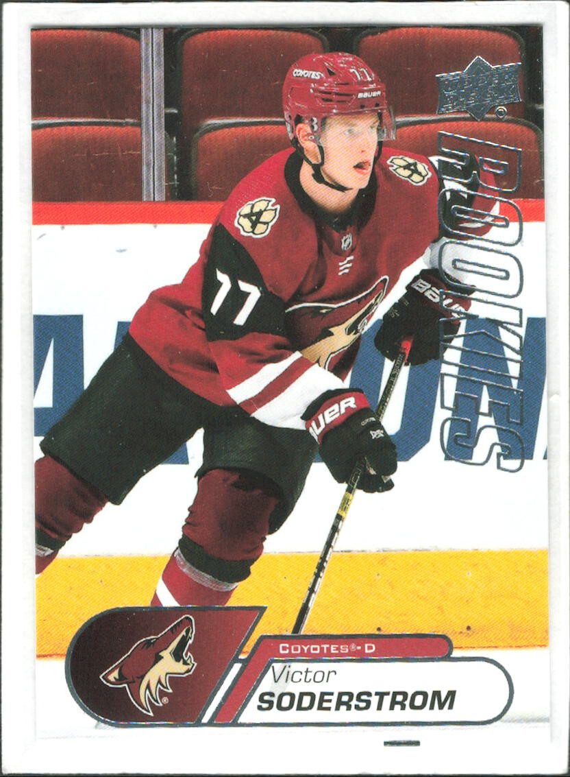 2020-21 Upper Deck Box Set ROOKIES Victor Soderstrom RC #17 Coyotes | eBay