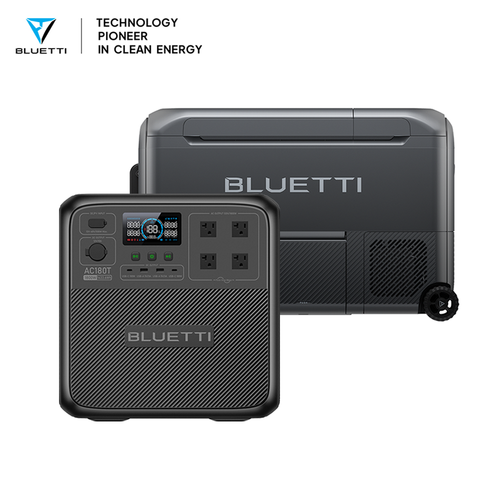 BLUETTI AC180T+MultiCooler Fridge 1800W 1433.6Wh With 2xB70 Swappable Batteries | eBay