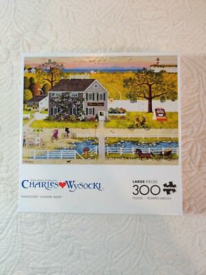 Charles Wysocki Nantucket Flower Shop 300 Large Pc Puzzle/New Sealed ...