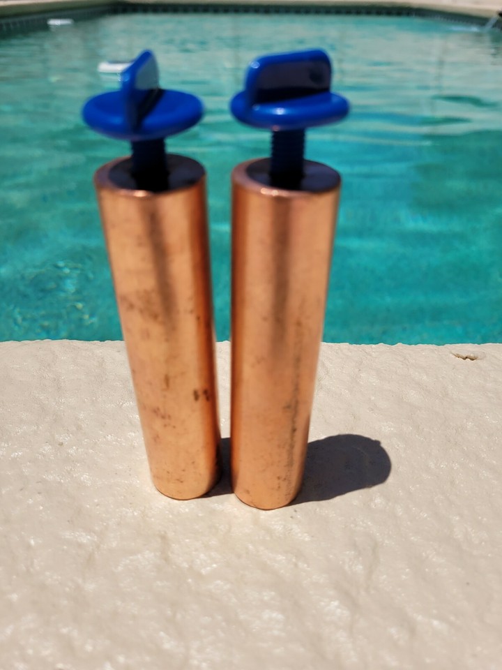 Replace 1 Copper Anode 450g - Wing Nut - Solar Pool Ionizer Universal ...