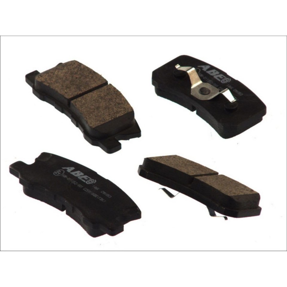 ABE C25010ABE - Rear Axle - Disc Brake Pad Set, 1 unit - 1 Set of 4 ...
