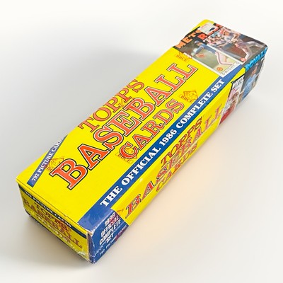 1986 Topps Baseball Complete Factory Set, BBCE Sealed Authenticated ...