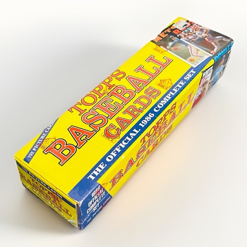 1986 Topps Baseball Complete Factory Set, BBCE Sealed Authenticated ...