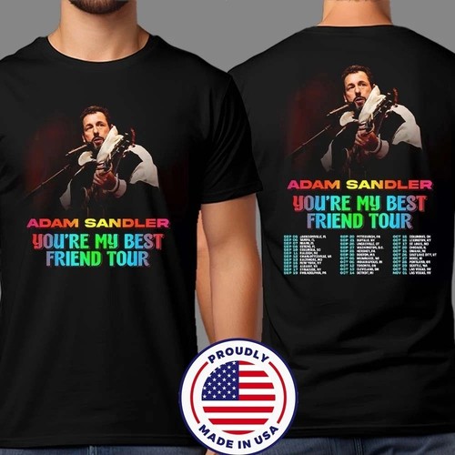 Adam Sandler Best Friend Tour 2025 Merch T-Shirt | eBay