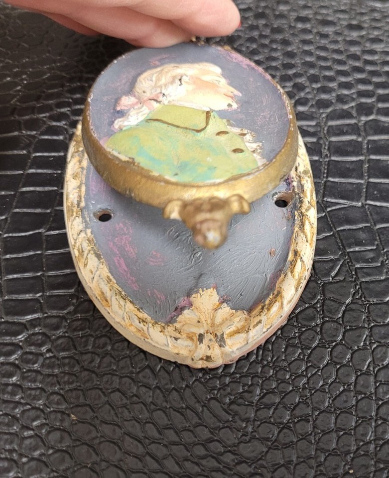 ANTIQUE ARCHITECTURAL WAVERLY STUDIOS COLONIAL WASHINGTON CAST IRON DOOR KNOCKER | eBay