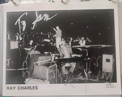 Ray Charles Autograph hand signed Silver 8x10 photo- Personalized | eBay