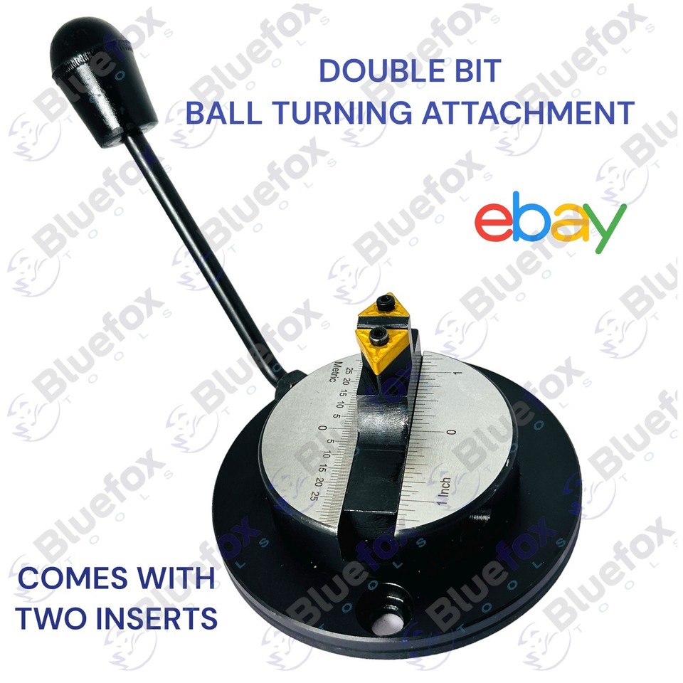 2" Double Bit Ball Turning Attachment For Lathe Round Convex Radius ...