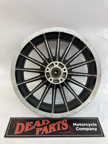 Harley AMF black 16 spoke rear 16x3 mag wheel rim | eBay