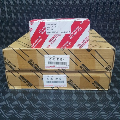 Lexus CT200H Front Brake Discs & Pads Genuine OEM PART 43512-47050 ...