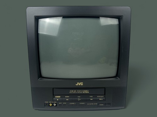 JVC TV-13142 13” CRT Television VCR Gaming Tested No Remote Free ...