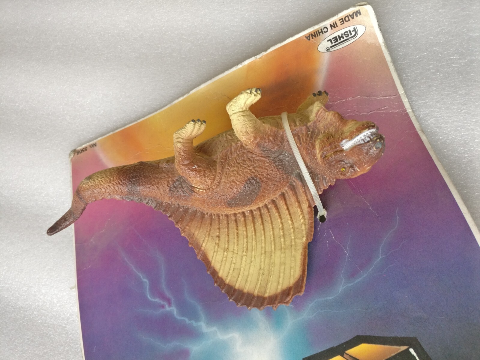 Vintage 1991 PVC DIMETRODON Dinosaur 3x7" Toy Figure UKRD Heavy ...