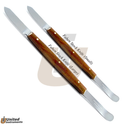 Dental Wax Fahen Knife Small & Large Waxing Cutter Mixing Spatula Lab ...