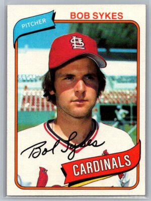 1980 Topps #223 Bob Sykes St. Louis Cardinals Baseball Card | eBay