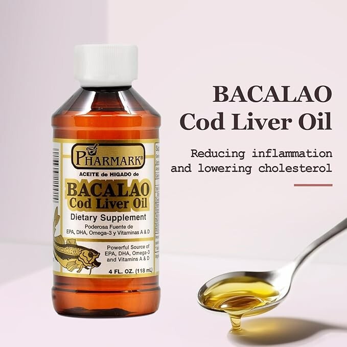 Aceite De Higado Bacalao 8 Oz. Cod Liver Oil 2-Pack | eBay