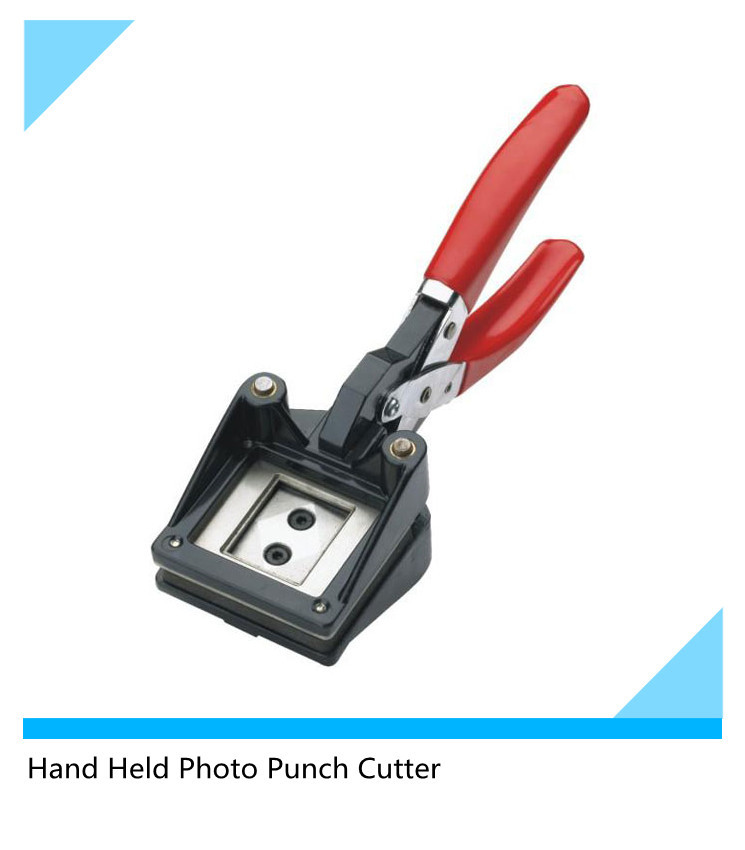 Hand Held Passport ID License Photo Punch Cutter Right/Round Corner Pic ...
