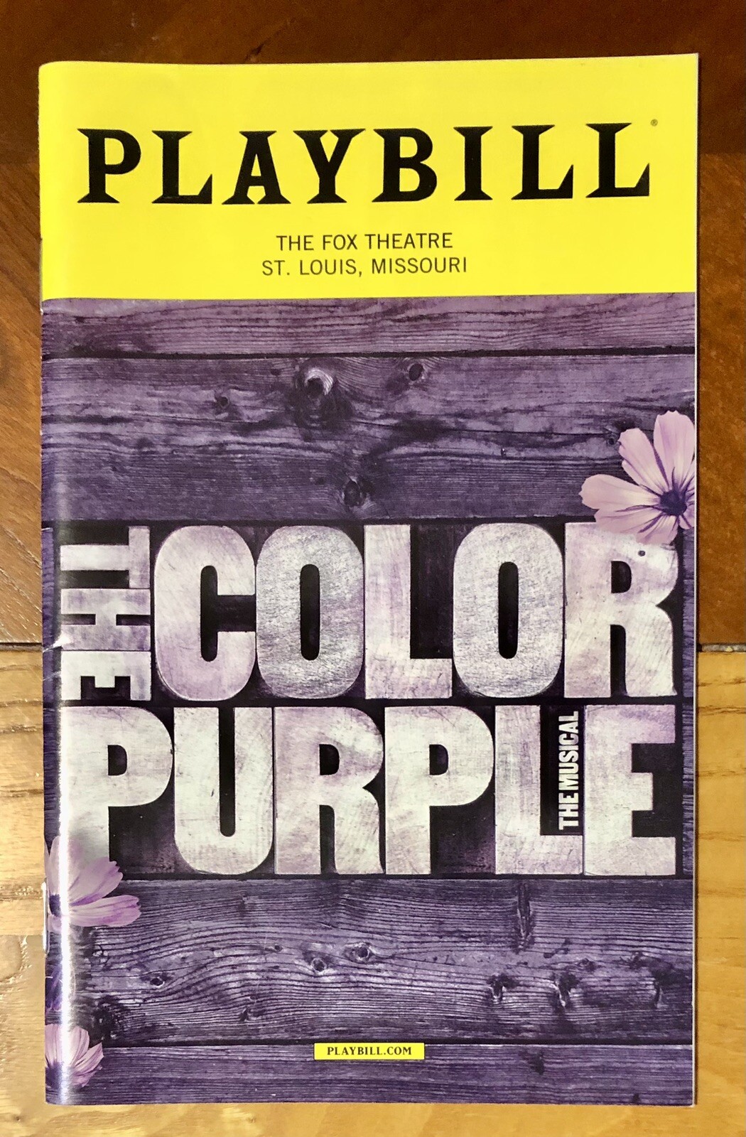 THE COLOR PURPLE Playbill March 2018 St Louis Tour Fox Theatre | eBay