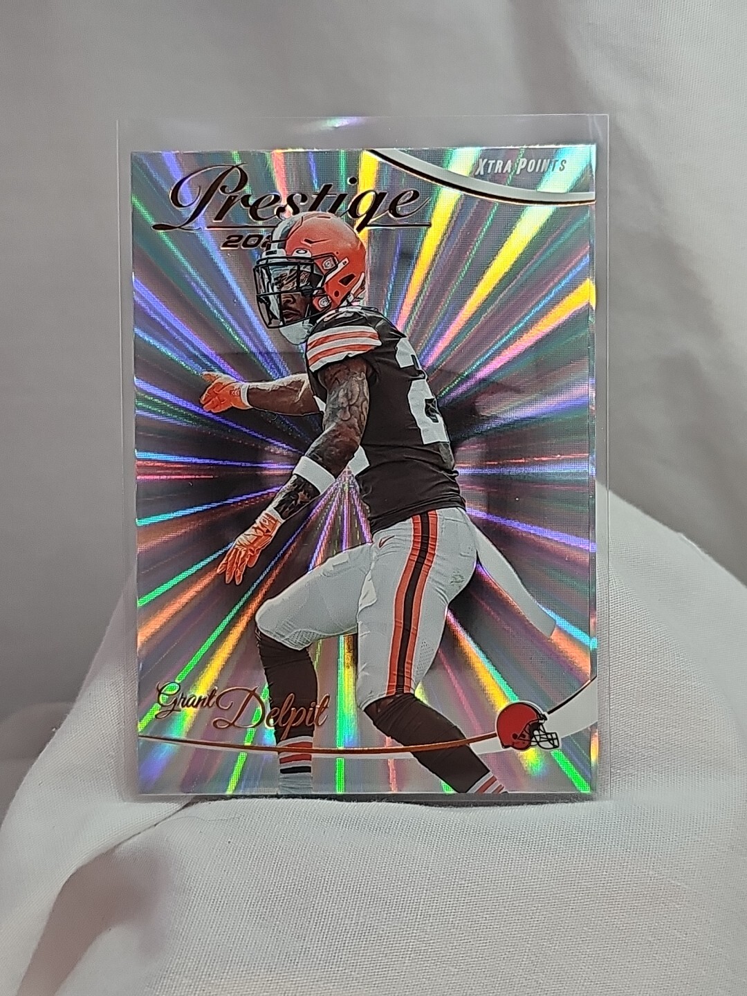 2023 Panini Prestige - Xtra Points Sunburst #74 Grant Delpit | eBay