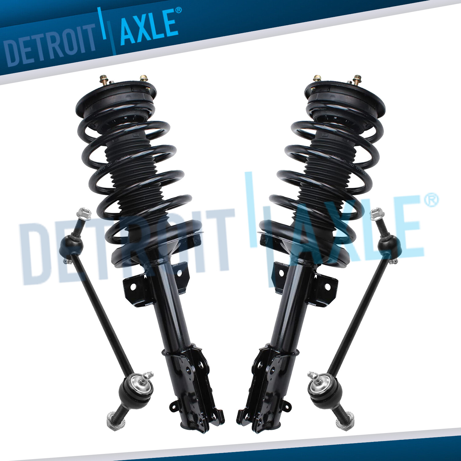 Ford Mustang Struts Complete Assembly + Sway Bars for Front Left and ...