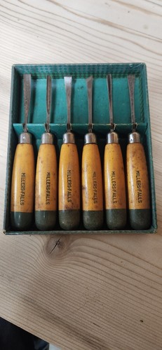 Vintage Millers Falls Carving Tool Set No. 106 | eBay