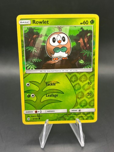 Rowlet 9/149 Reverse Holo - 2017 Sun & Moon - Pokemon TCG | eBay