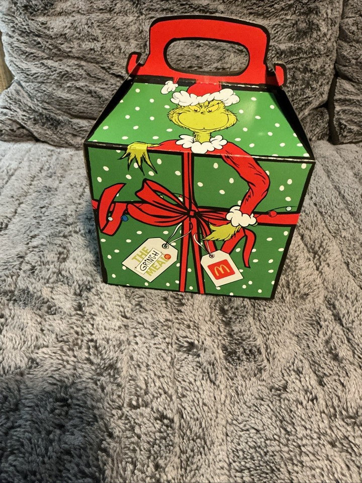 McDonald's Set Of All 4- New Grinch Socks With Grinch Box (See Full Descriptor) | eBay