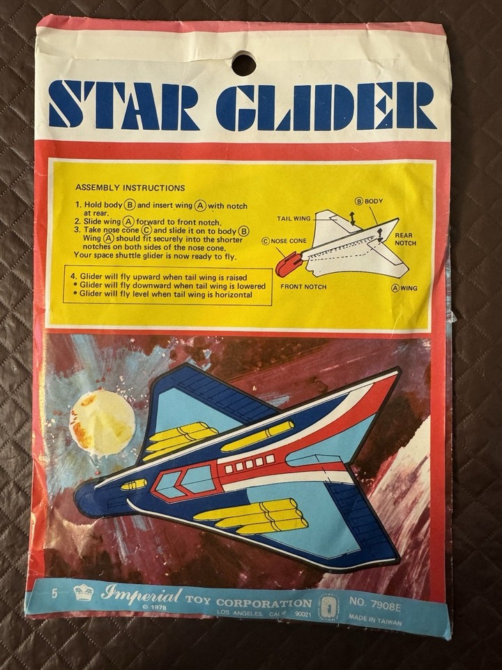 Star Glider- Extremely Rare- Imperial Toy Corporation- Vintage Toy 1978 ...