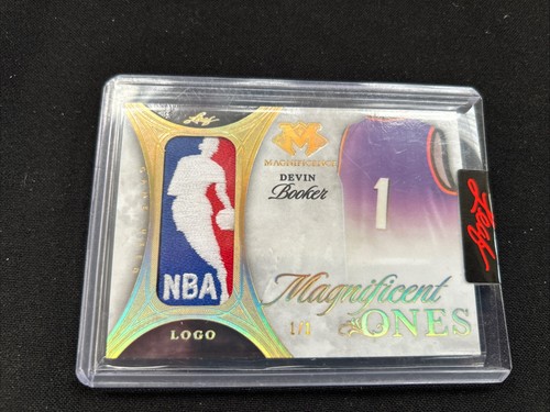 2023 Leaf Logoman Logo man NBA Patch Devin Booker 1/1 Magnificent Ones ...