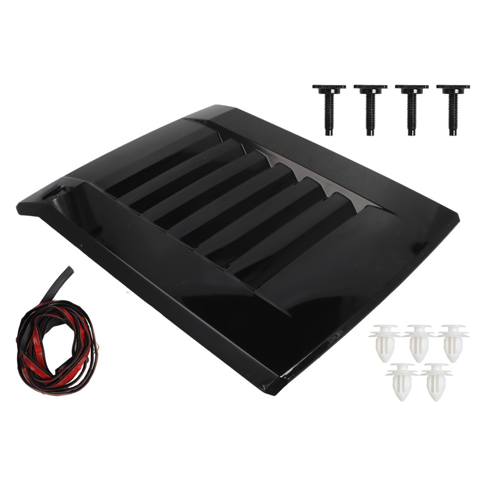 Black Hood Scoop Hood Bulge Replace for 2024-2025 Toyota Tacoma 76181 ...
