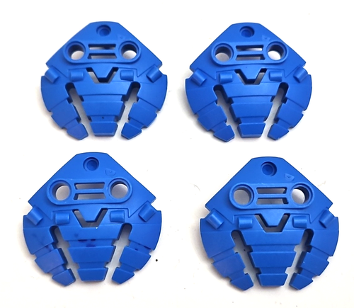 Lego Blue Bionicle Weapon 5 x 5 Shield with Triple Blasters Lot of 4 ...