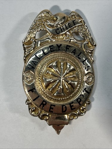 1929 Commemorative Fire Chief Badge 14k Gold | eBay