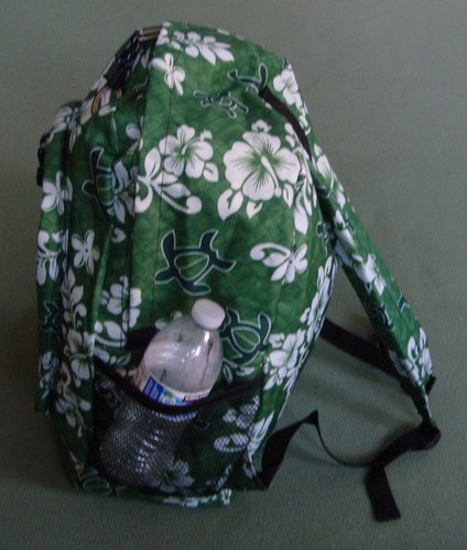 Hawaii Spirit Hawaiian Print School Backpack Travel Beach Shopping ...