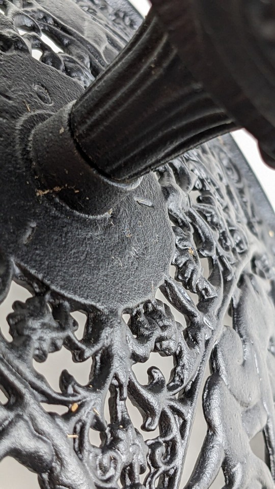 MCM Robert EMIG Black Cast Iron Pedestal Dish Greek Gods/Mythology ...